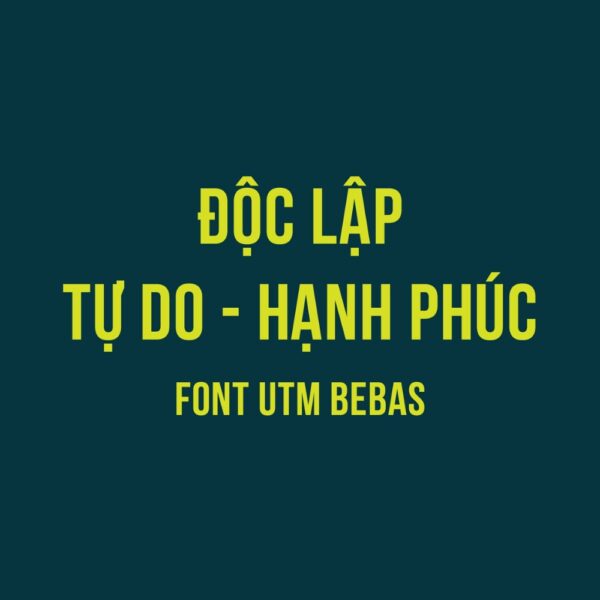 Tải font UTM trọn bộ miễn phí - In Viva